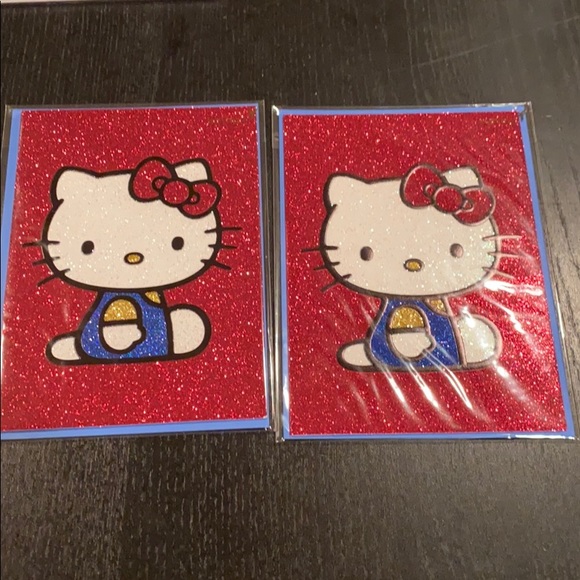 Hello Kitty | Other | Hello Kitty Notebook Papyrus Blank Cards | Poshmark